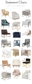 21 Amazing Chairs that Make a Statement - Becki Owens