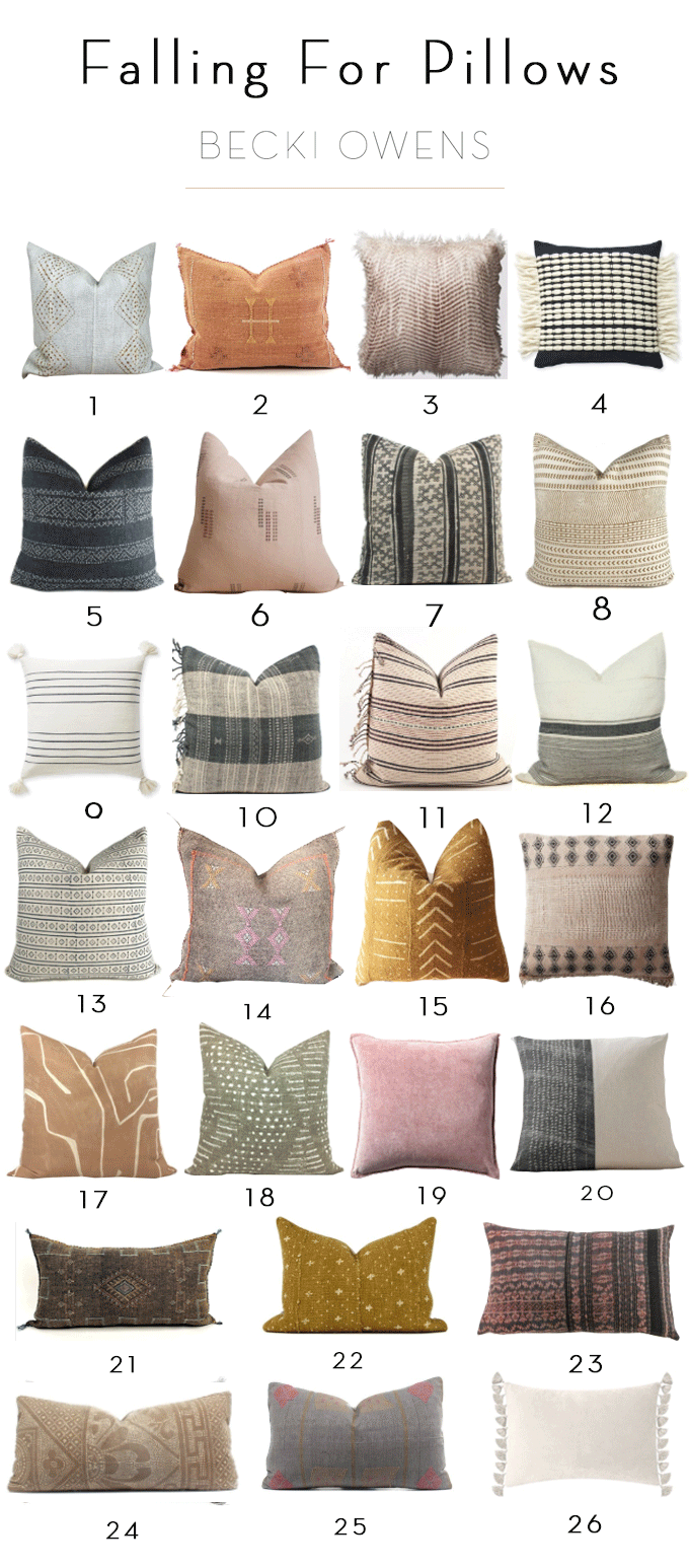 Falling for Pillows - Becki Owens