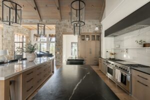 The Modern Rustic Kitchen of our Three Falls Project - Becki Owens