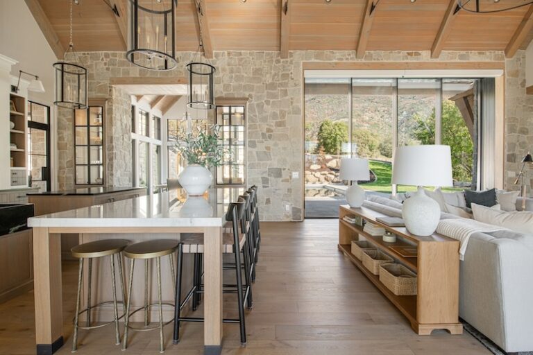 The Modern Rustic Kitchen of our Three Falls Project - Becki Owens
