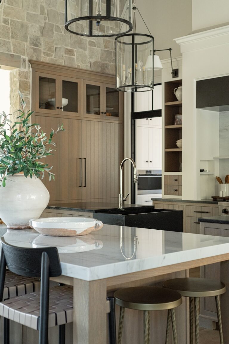 The Modern Rustic Kitchen of our Three Falls Project - Becki Owens